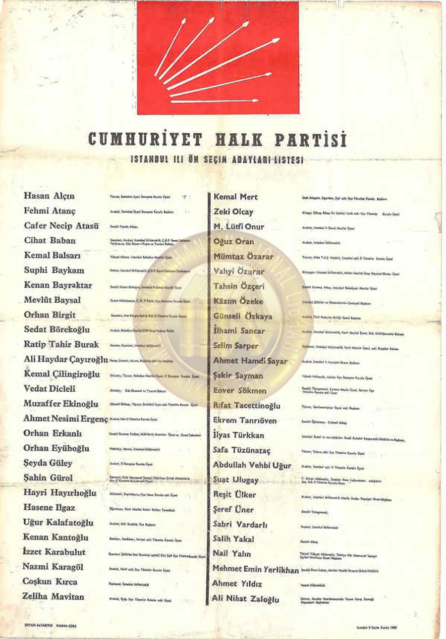 Milli Kütüphane Başkanlığı Arşivinden Türk Siyasetine Ait 50 Afiş - Onedio