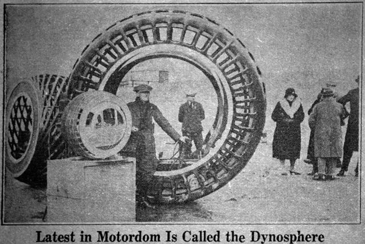 10 Fotoğrafla İlginç Bir Araç Tasarımı : The Dynasphere - Onedio