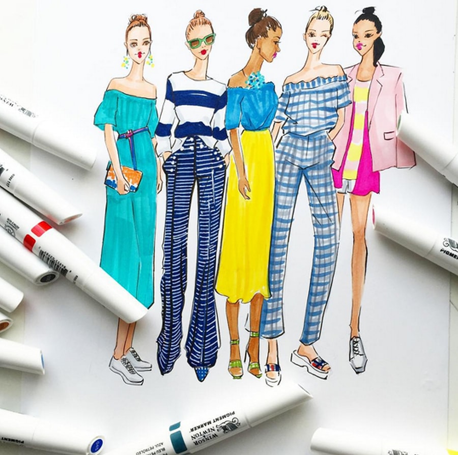 Her Moda Aşığının Instagram'da Takip Etmesi Gereken 14 İllüstratör - Onedio