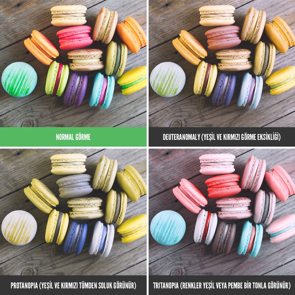 Renk Körü Olan İnsanların Dünyayı Nasıl Gördüğünü Biliyor muydunuz ...