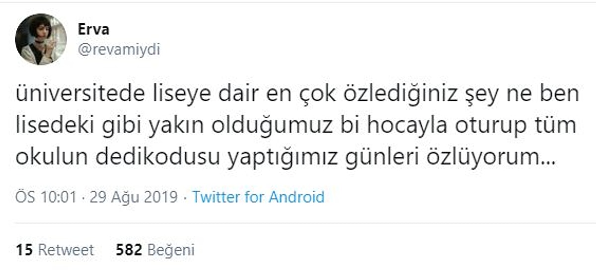 İlkokul ve Lise Dönemindeki Anılarını Özledikleri Belli Olan Kişilerden ...