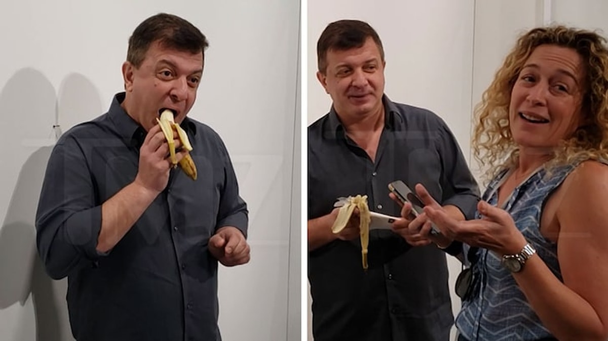 120 Bin Dolarlık Sanat Eseri Duvara Bantlanmış Muzu Bir Başka Sanatçı ...