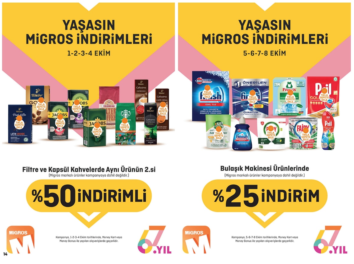 Migros İndirim Günleri Başladı! 23 Eylül - 6 Ekim 2021 Migroskop ...