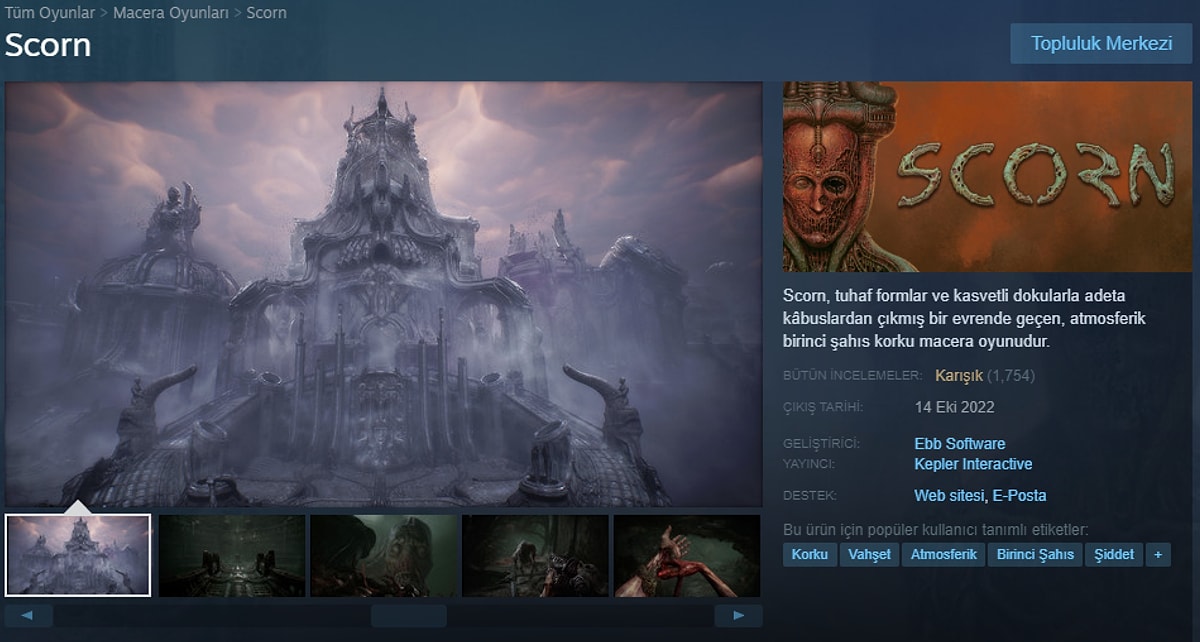 Korku Oyunu Scorn - Onedio