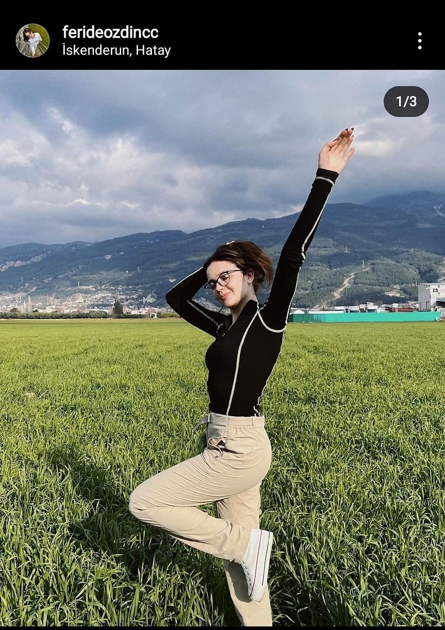 TikTok Fenomeni Feride Özdinç, Afet Bölgesi Hatay İskenderun'dan ...