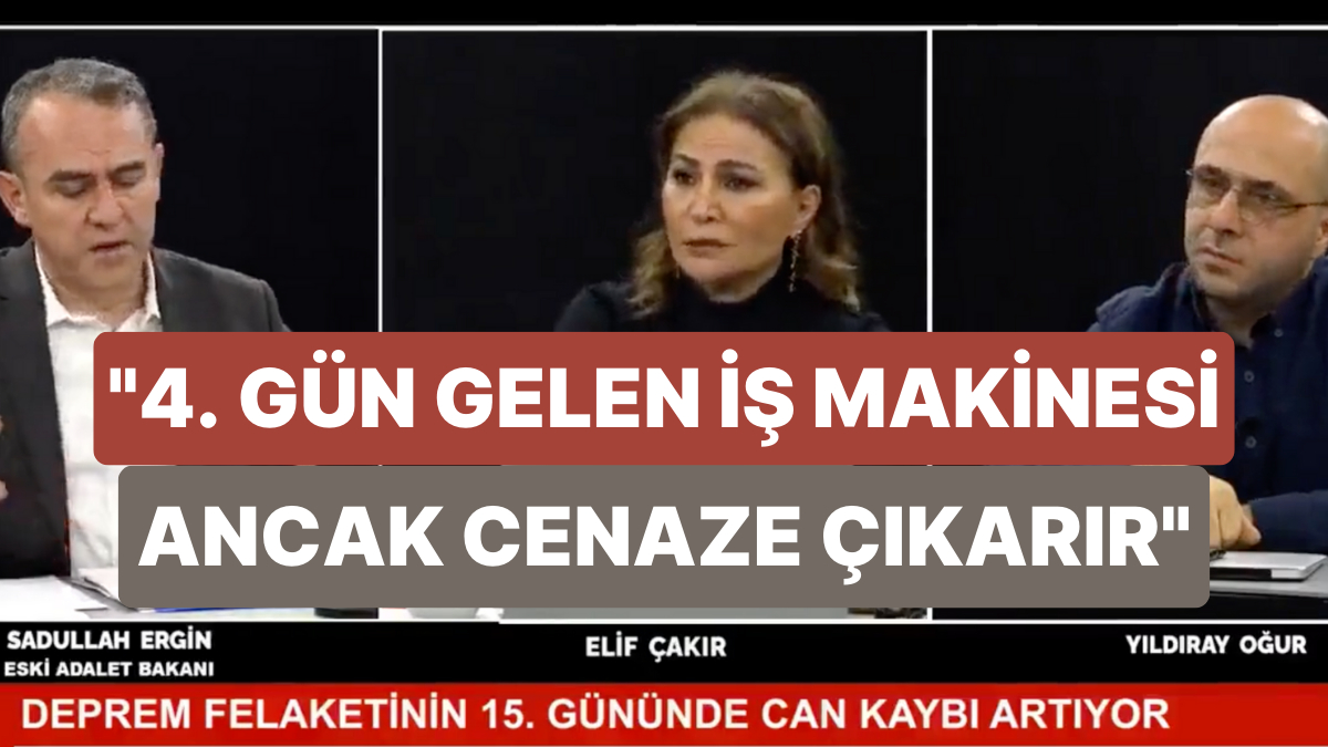 Depremde 16 Yakınını Kaybeden Eski Adalet Bakanı Sadullah Ergin: "Bu ...