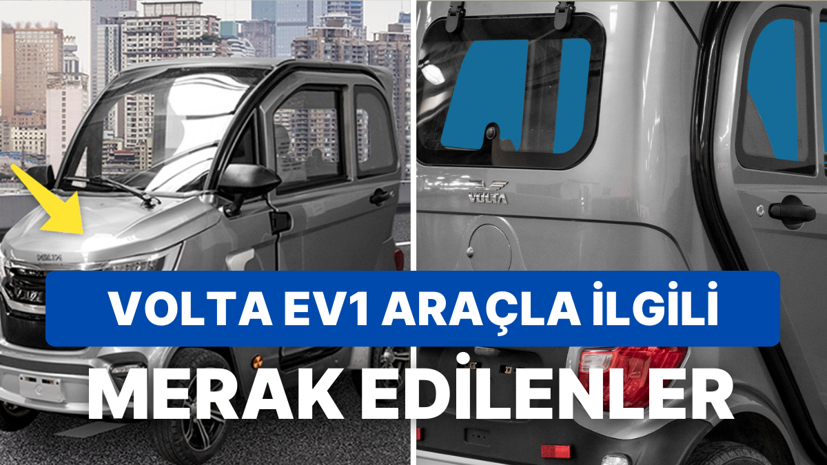 A101'de Satışa Çıkan Volta EV1 Elektrikli Aracın Fiyatı Ne Kadar ...