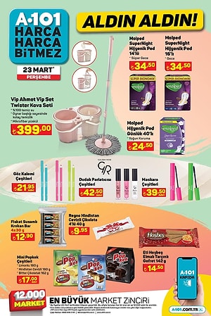 Aktüel: 23-30 Mart A101 Aldın Aldın Kataloğu - Onedio