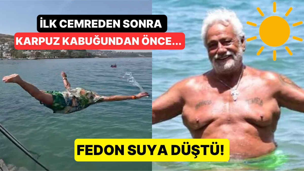 Yaz Kapıda: Fedon Denize Düştü! - Onedio