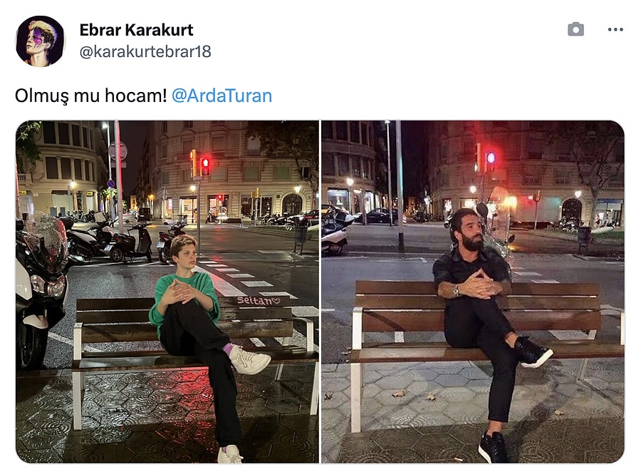 Barcelona'da Arda Turan Bankı'nı Arayan Kişiyle Beraber Poz Veren Ebrar Karakurt'un Eğlenceli ...