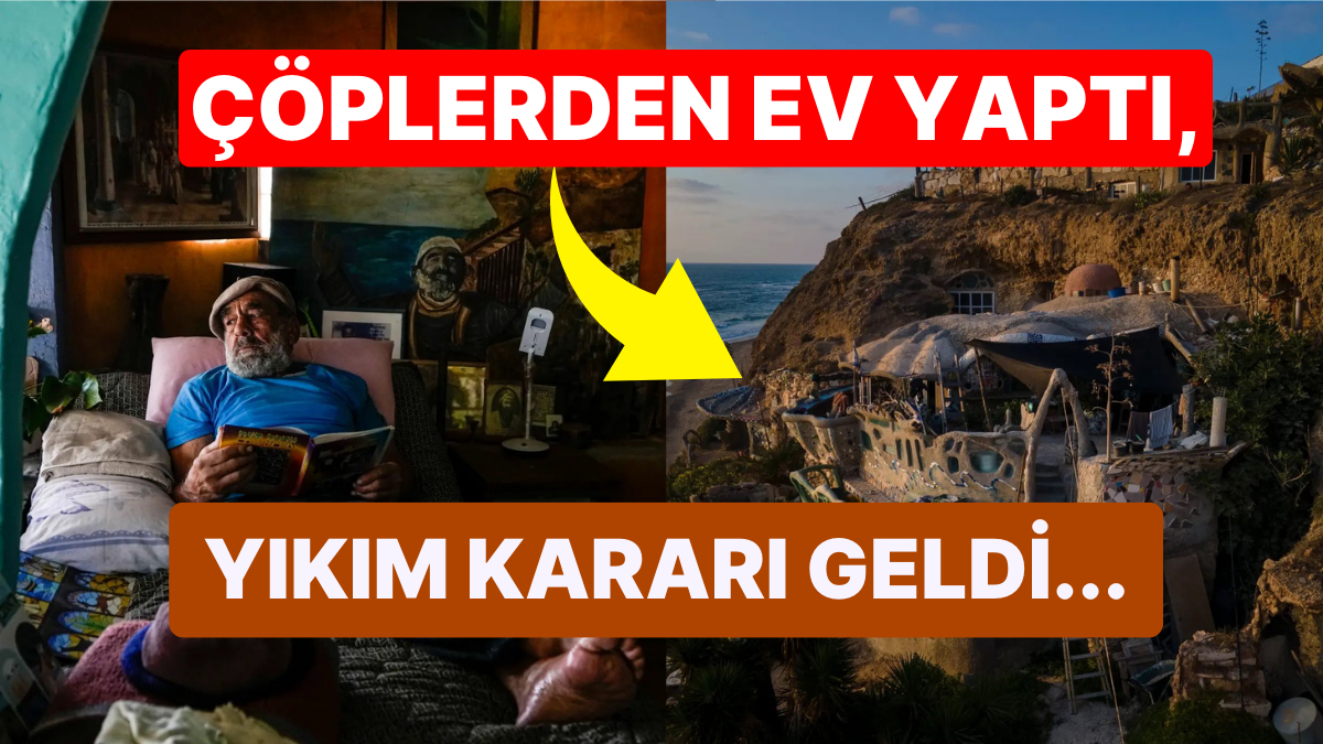Kendisine Muhteşem Deniz Manzaralı Bir Mağarada Ev Yapan Evsiz Adam ...