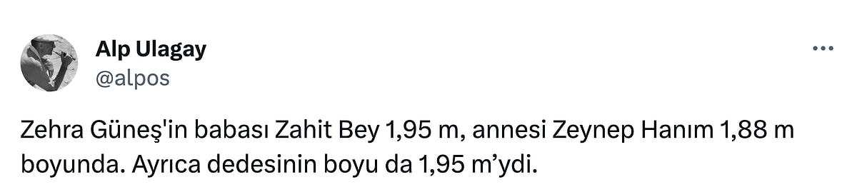 Zehra Güneş'in Anne ve Babasının Boyu Maşallah Dedirtti: "Türkiye'nin Boy Ortalamasını ...