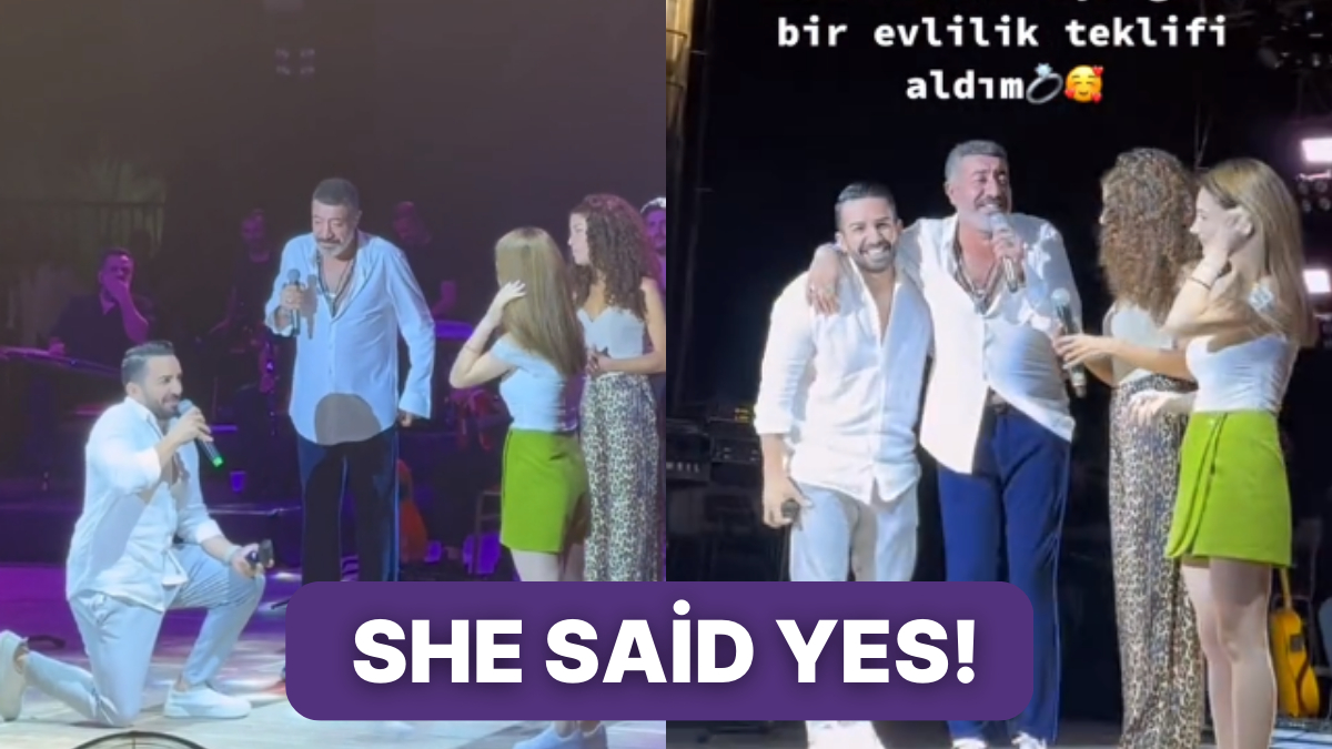 Sevgilisini Hakan Altun Konserinde Sahneye Çıkarıp Evlilik Teklifi ...