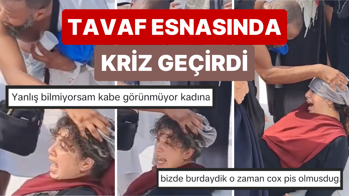 Kabe'de Tavaf Esnasında Kriz Geçiren Kadının Görüntüleri Sosyal Medyada ...