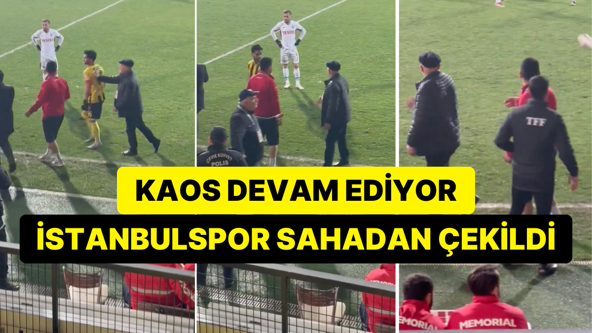 İstanbulspor Yönetimi, Trabzonspor Maçında Takımı Sahadan Çekti! - Onedio