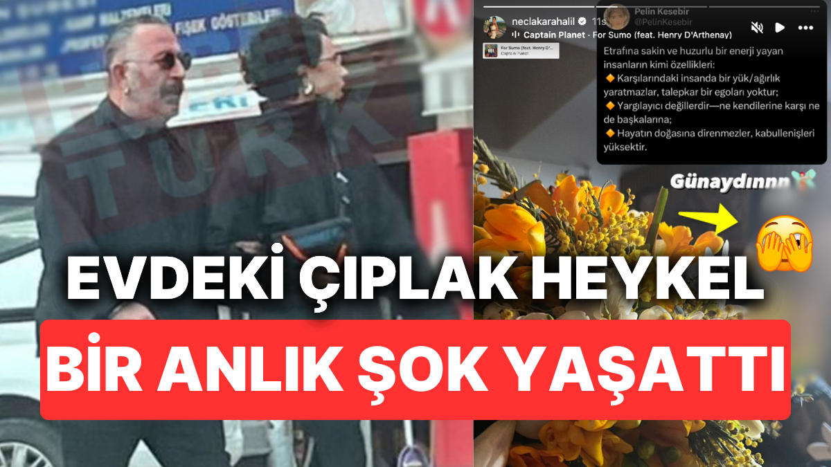 Cem Yılmaz'ın Evinden Paylaşım Yapan Necla Karahalil'in Arkasındaki ...