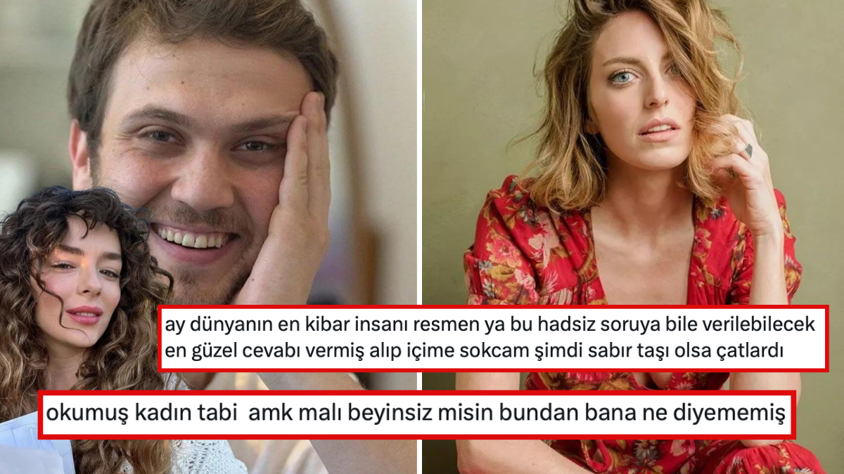 Muhabirlerin Bige Önal'a Sorduğu Aras Bulut ile Buse Meral Hakkındaki ...
