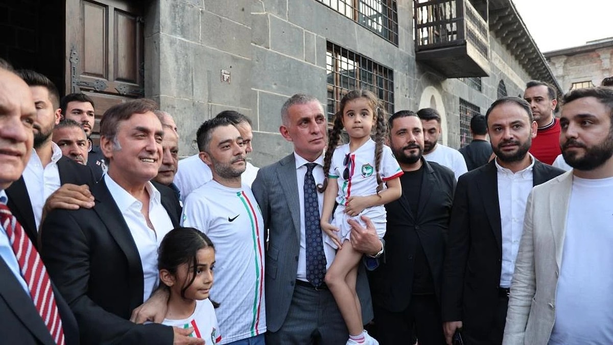 TFF Başkanı İbrahim Hacıosmanoğlu, Diyarbakır'da DEM Parti ...