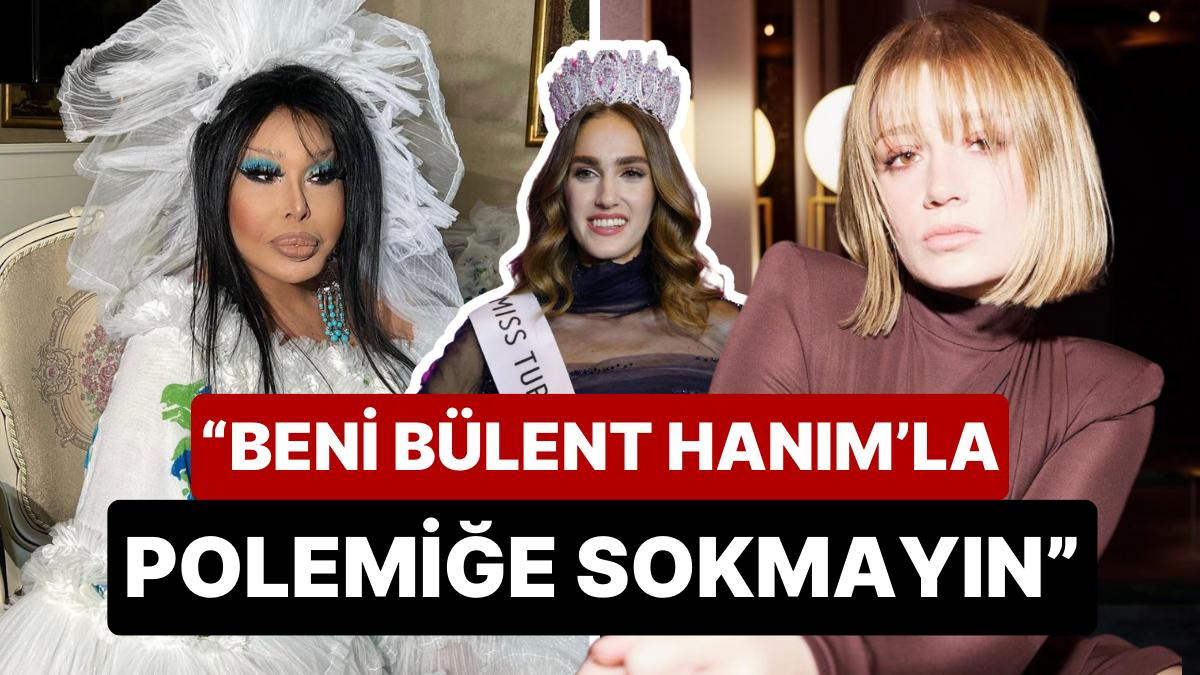 Miss Turkey 2024 Jürisi Gizem Karaca İdil Bilgen’i Korurken Bülent ...