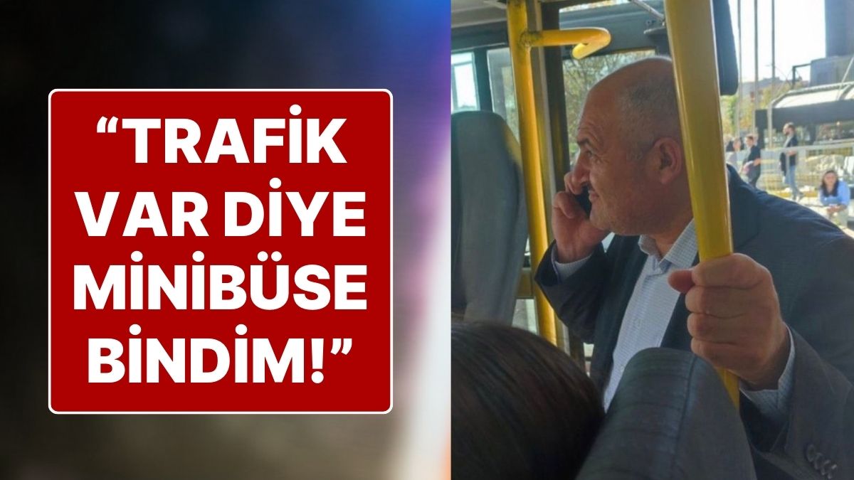 Taksi Bulamadığı İçin Minibüse Binen Taksiciler Odası Başkanı Eyüp Aksu ...