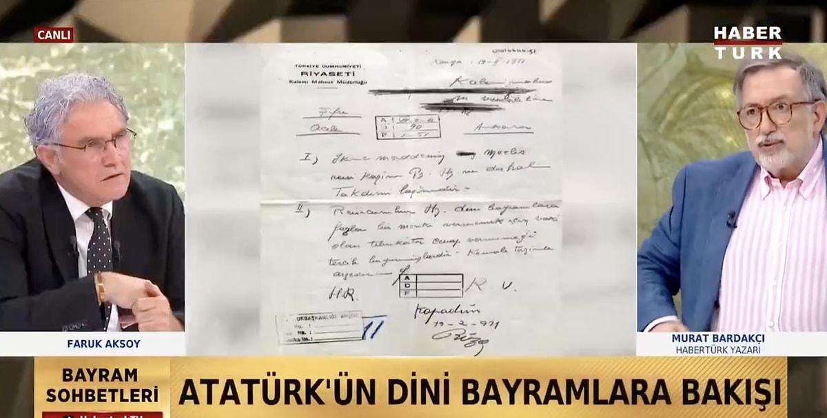 Murat Bardakçı Atatürk'ün Dine Bakışını Anlattı - Onedio
