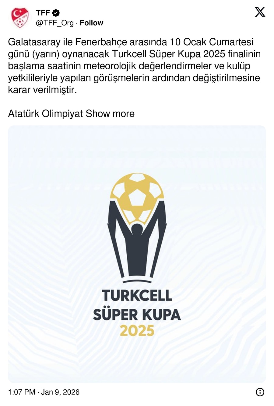 Süper Kupa Finali Saati: Galatasaray Fenerbahçe Maçı Kaçta? - Onedio