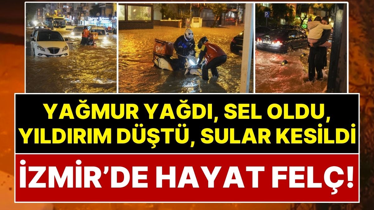 İzmir'de Sular mı Kesildi? Sular Ne Zaman Gelecek? İzmir Sel - Onedio