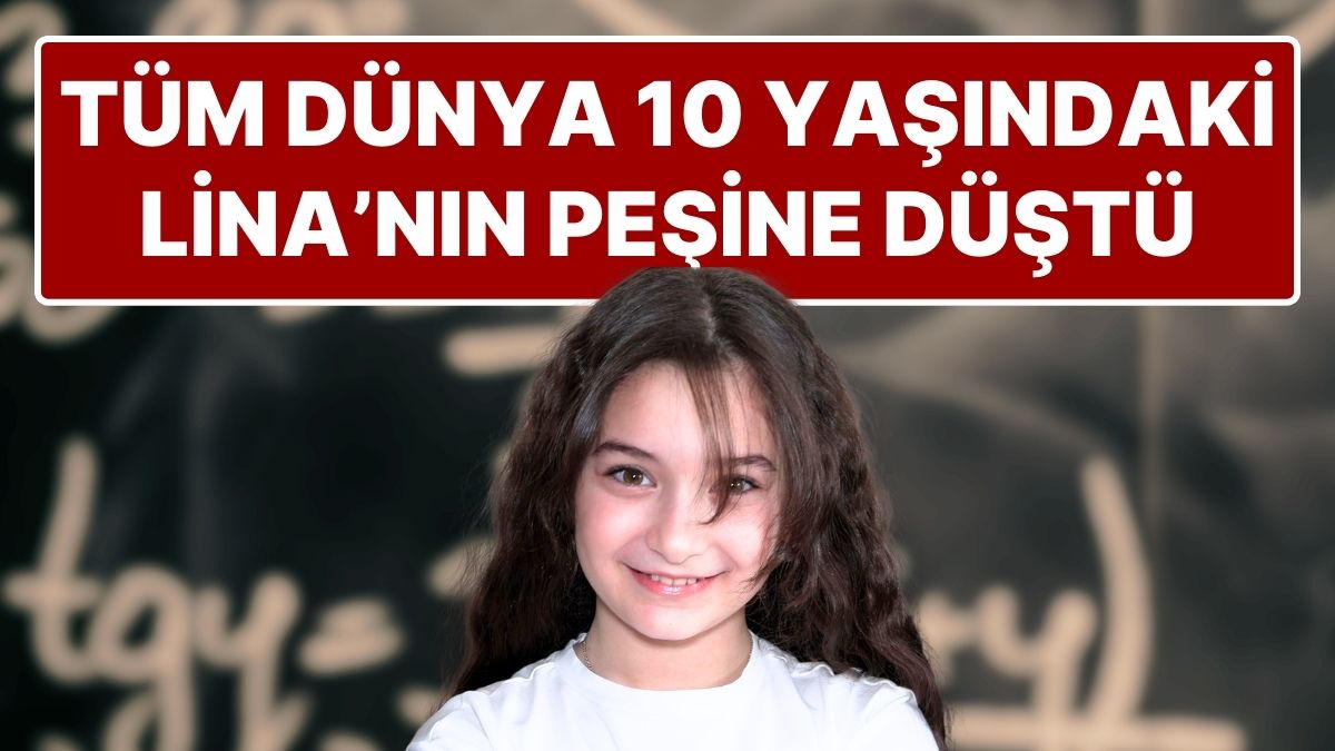 10 Yaşındaki Lina Saka Matematikte Dünya Şampiyonu Oldu! - Onedio